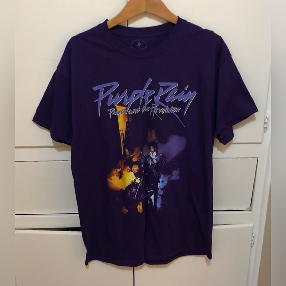 Shirts | Prince Purple Rain Mens Size Large Shirt | Poshmark